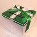 Wedding Card Box Gold and Emerald Green Gift Card Box Money Box Holder ...