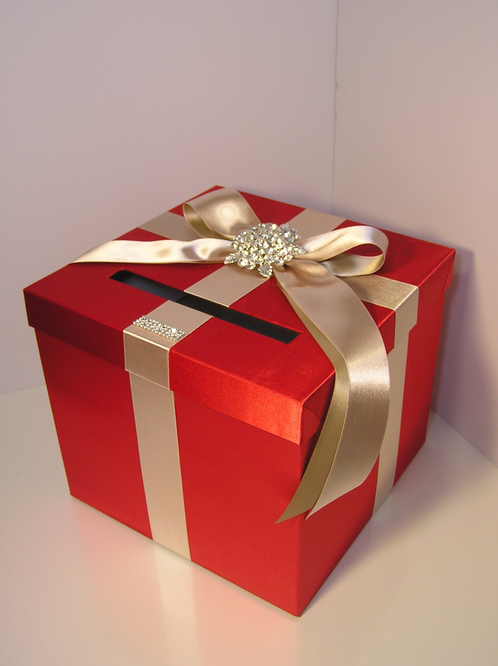 wedding-quincea-era-sweet-16-card-box-red-and-champagne-gift-etsy