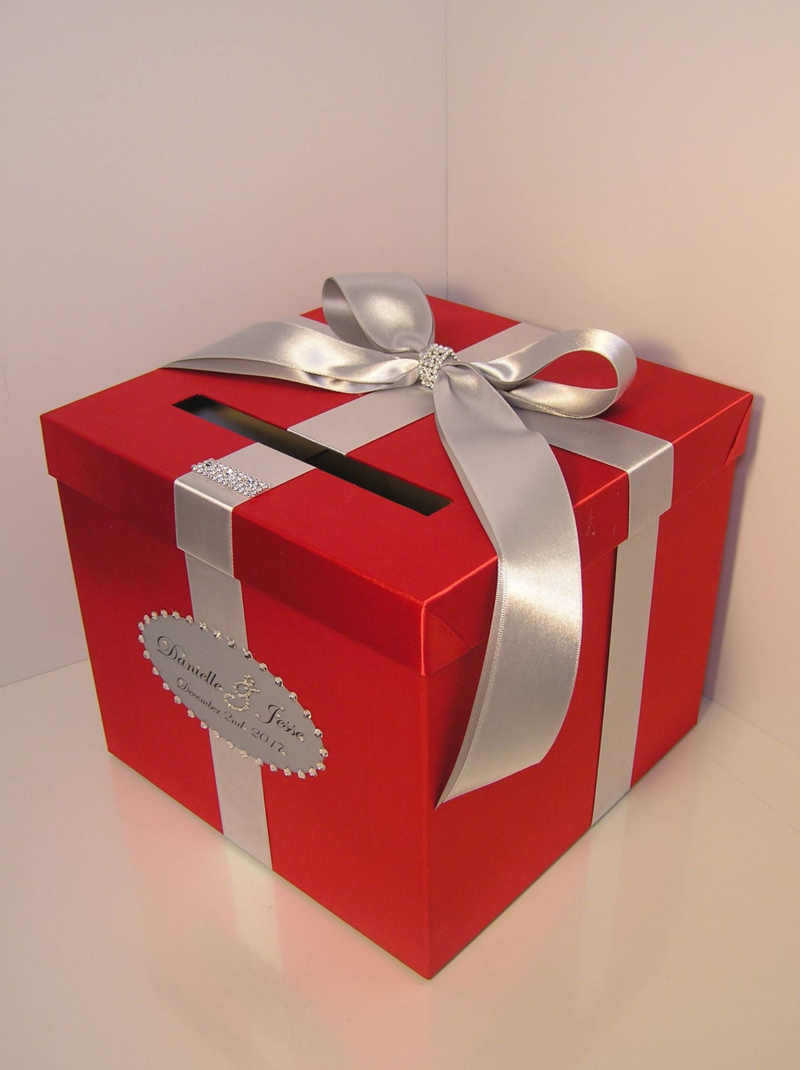 wedding-quincea-era-sweet-16-card-box-red-and-champagne-gift-etsy