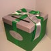 Wedding Card Box Gold and Emerald Green Gift Card Box Money Box Holder ...