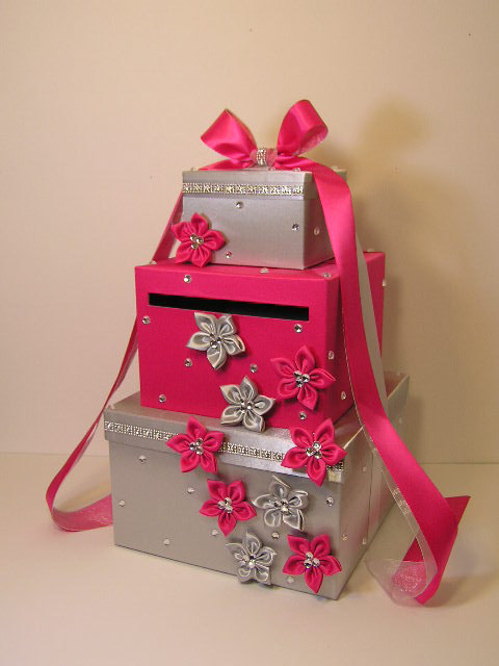 Wedding/quinceañera/sweet16 Card Box Fuchsia /shocking Pink - Etsy
