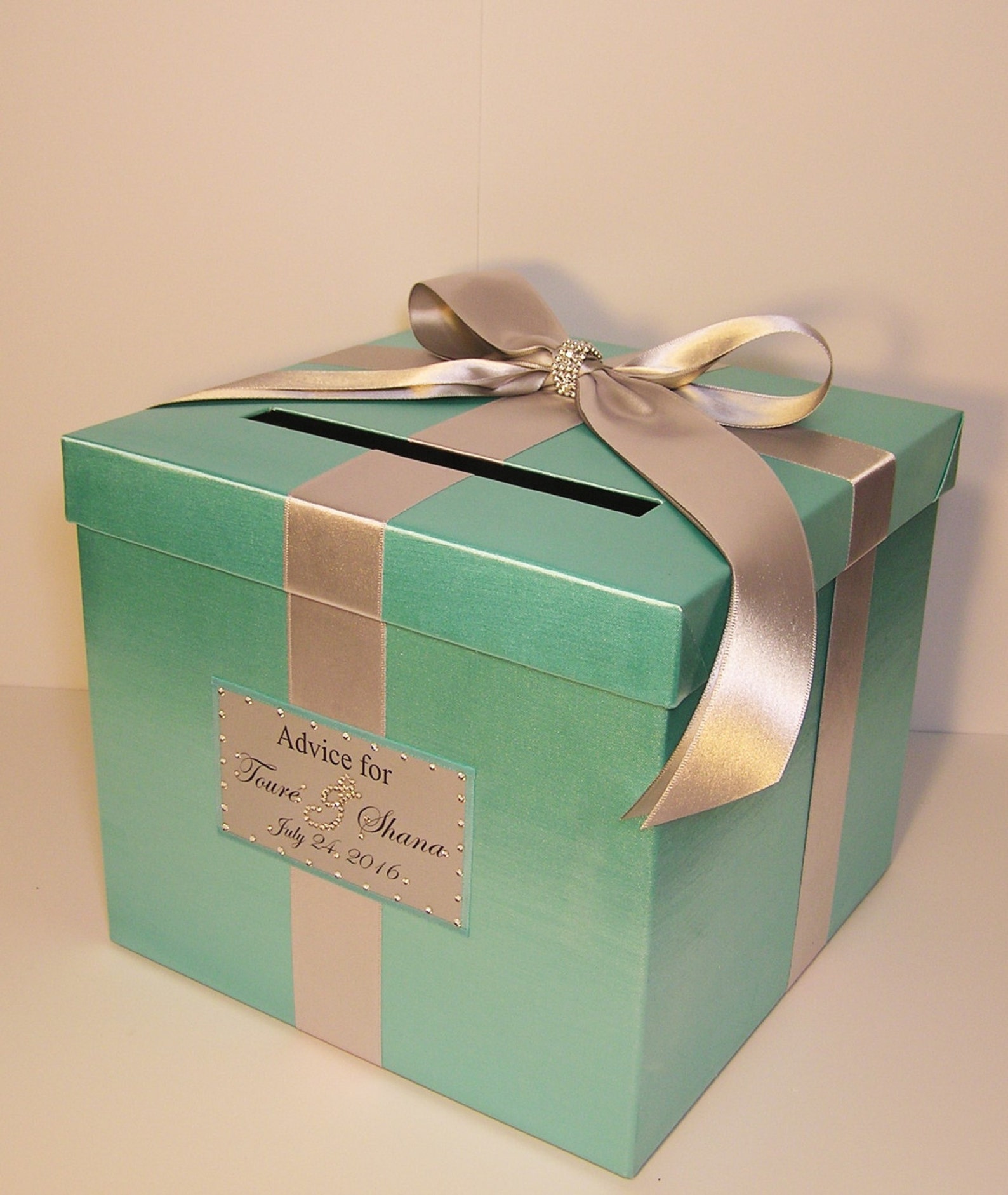 Wedding Quincea era Sweet 16 Card Box Blue Gift Card Box Etsy wedding-quincea-era-sweet-16-card-box-blue-gift-card-box-etsy