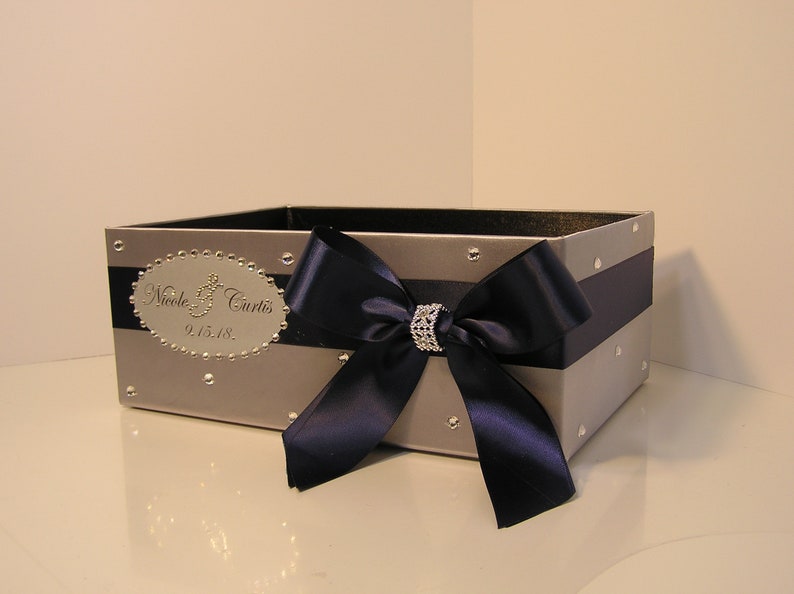 Wedding Program Box Silver Amenities Box Bubble Box Favor Box - Etsy