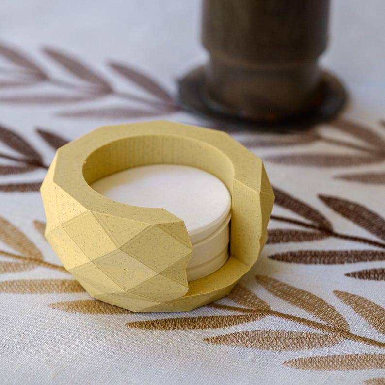 Low Poly Aeropress Filter Holder: 3D Printed Coffee Station Organizer ...