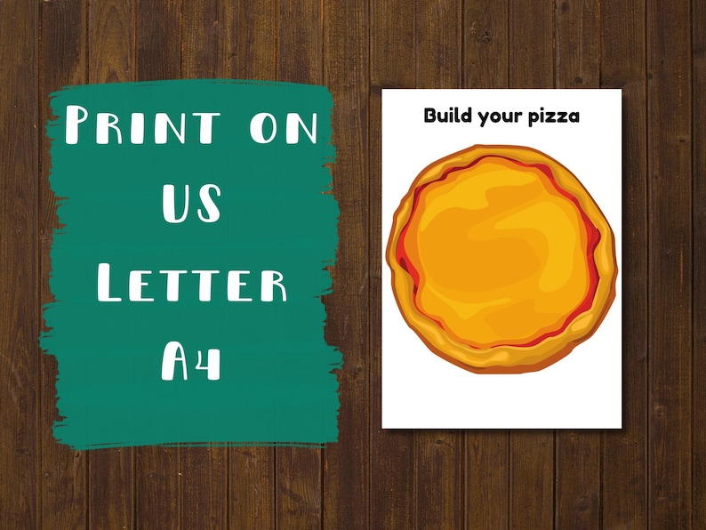 Build Your Own Pizza Shop – Fun Preschool Activity With 14 Ingredients ...