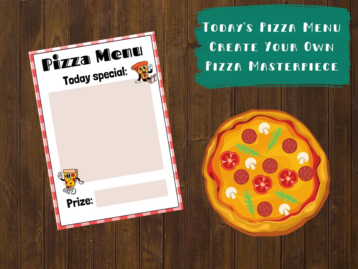 Build Your Own Pizza Shop – Fun Preschool Activity With 14 Ingredients ...
