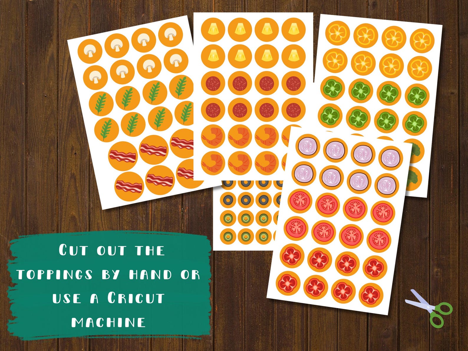 Build Your Own Pizza Shop – Fun Preschool Activity With 14 Ingredients ...