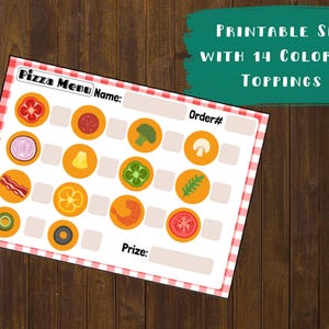 Build Your Own Pizza Shop – Fun Preschool Activity With 14 Ingredients ...
