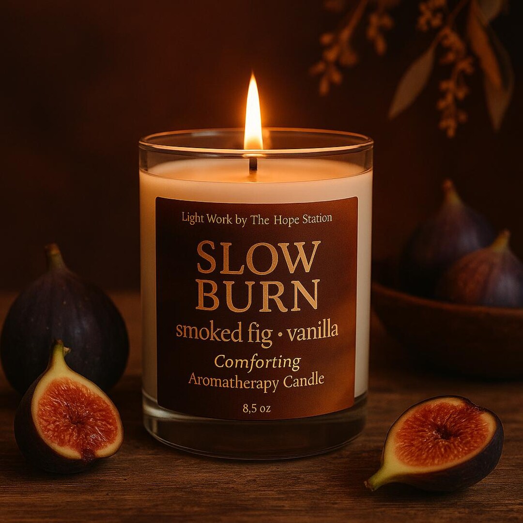 Slow Burn Aromatherapy Candle - Etsy