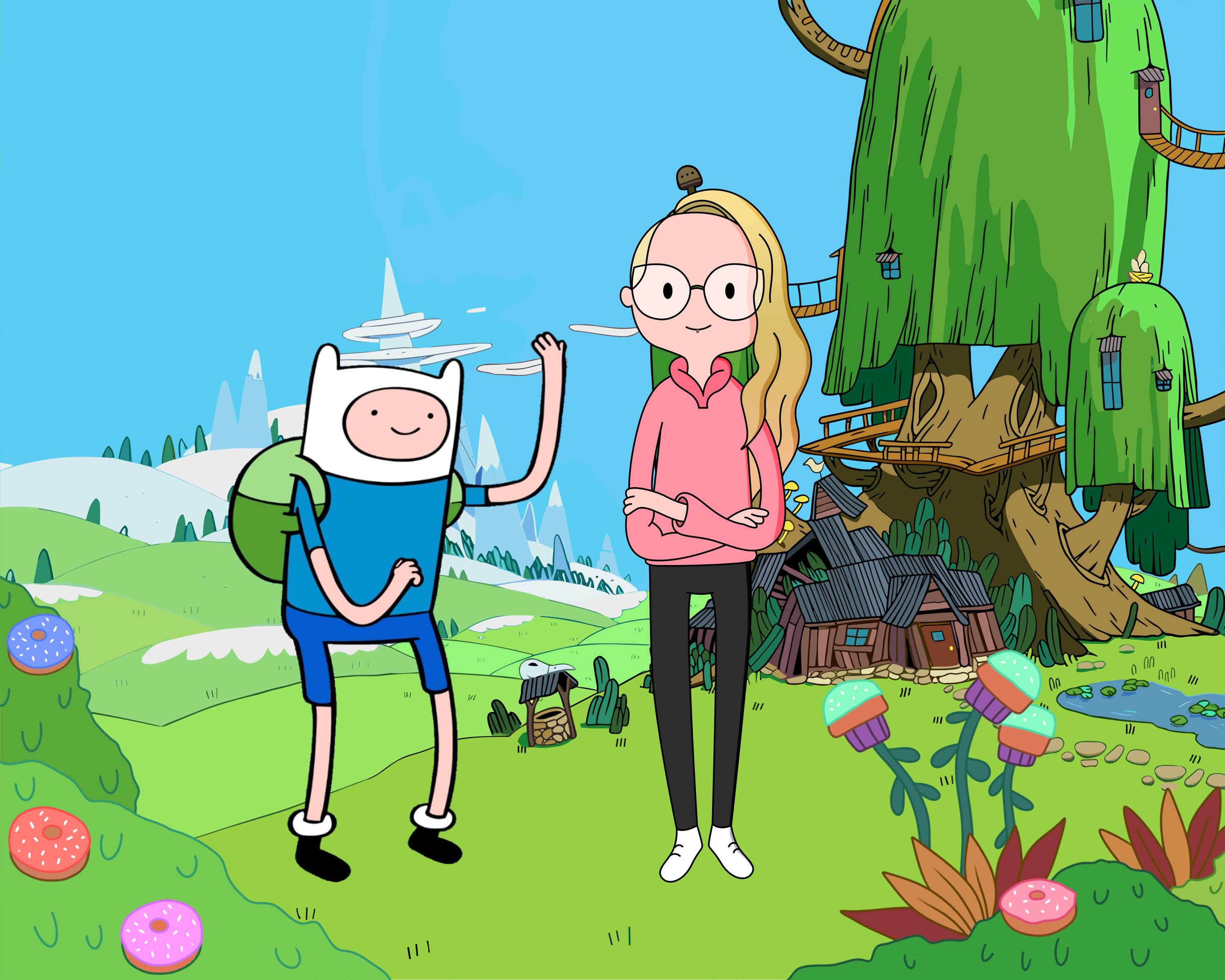 Adventure Time Cartoon Portrait | Digital Family Portrait Illustration ...