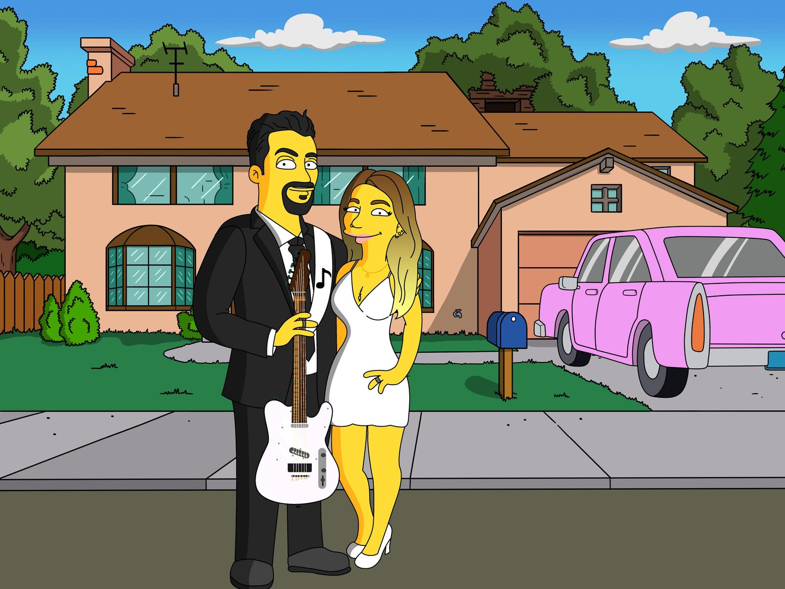 Simpsons Yellow Portrait , Personalized Gifts for Him, Bridesmaid Gifts ...
