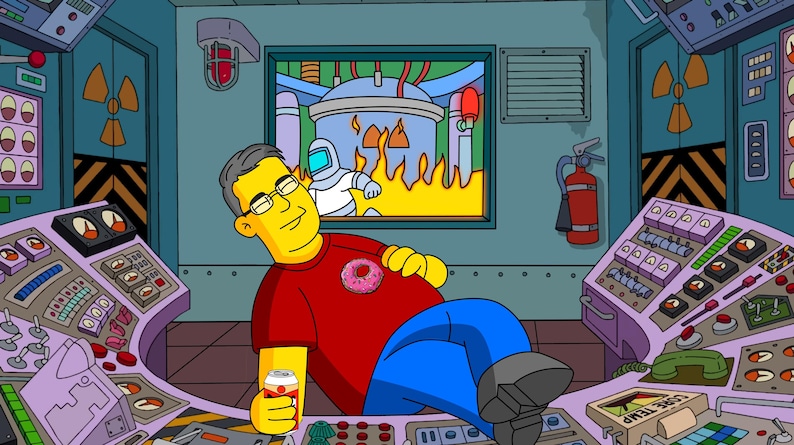 Simpsons Yellow Portrait , Personalized Gifts for Him, Bridesmaid Gifts ...