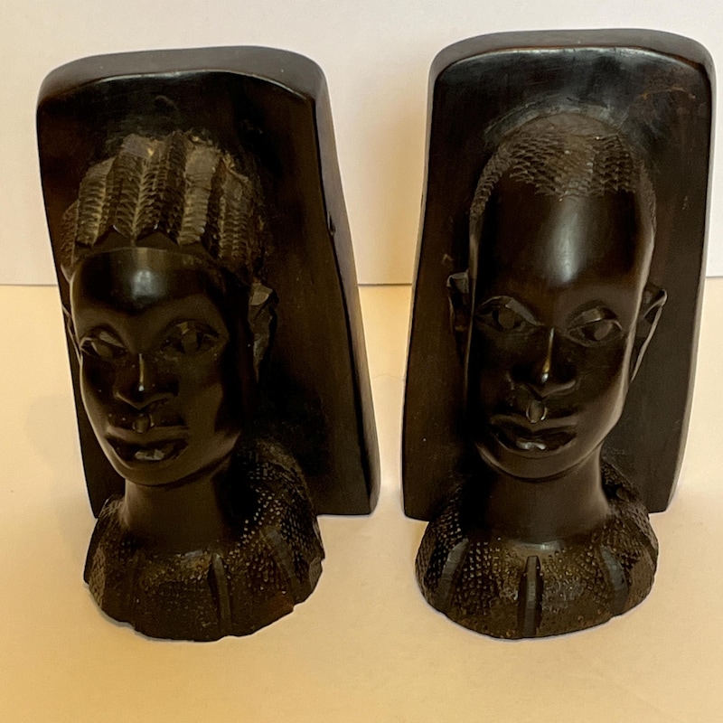African Bookends - Etsy