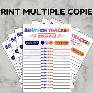 Behavior Chart, Behavior Tracker, Kids Behavior Management, 3 Strikes ...