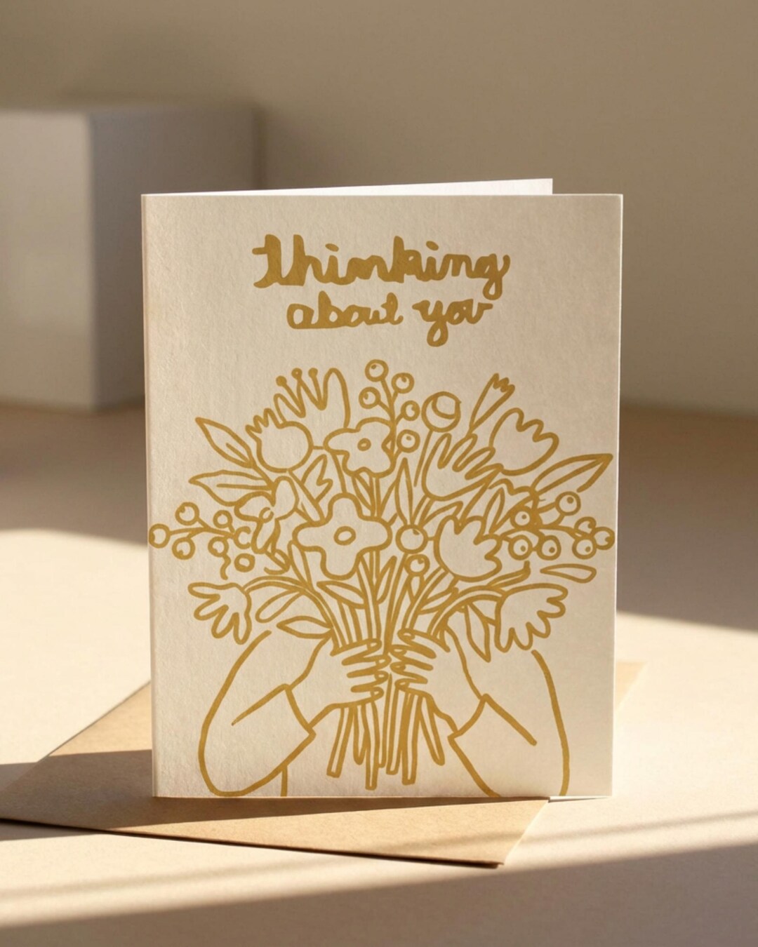 Personalized Greeting Card Thinking About You 6x4 Eco-friendly Card ...