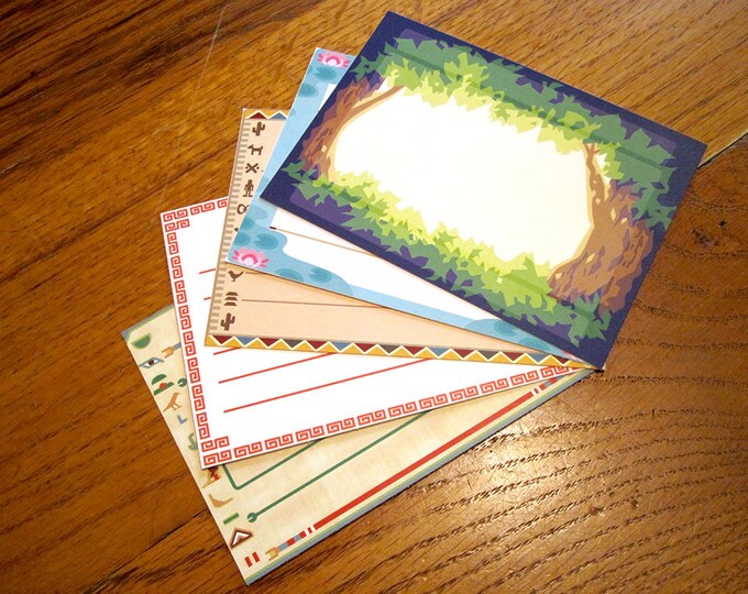 Animal Crossing Stationery Notecards - Worldly Set, 10 Cards per Set - Etsy