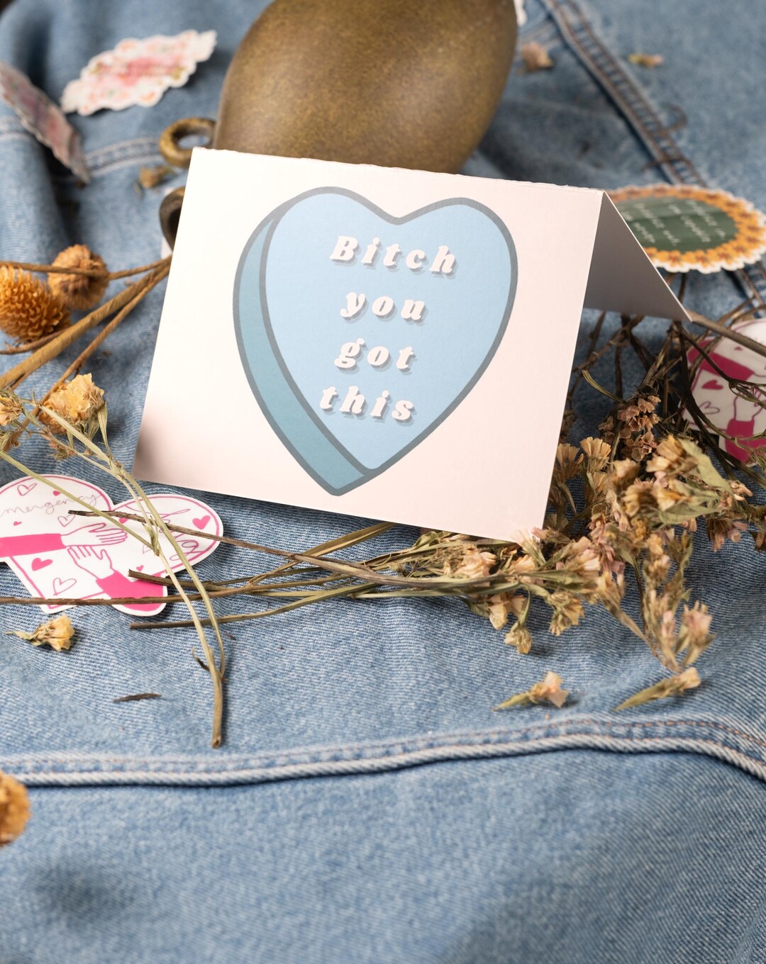 Best Friend Notecard, Encouragement Greeting Card, Empowerment ...