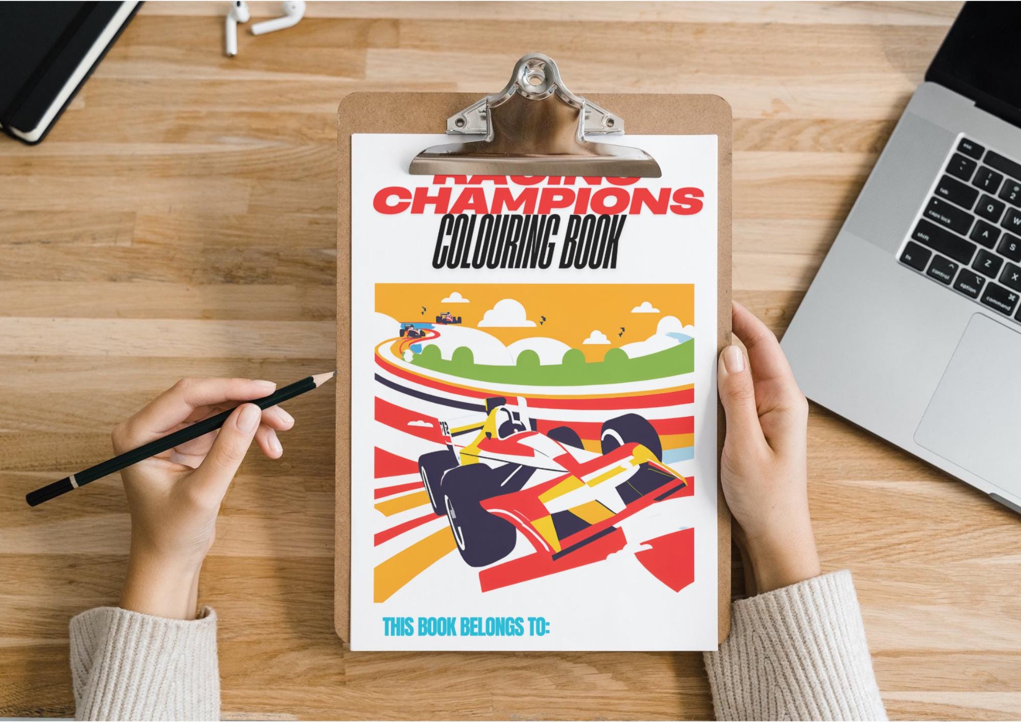 Formula 1 F1 Themed Kids Colouring Book, Race Car Printables ...