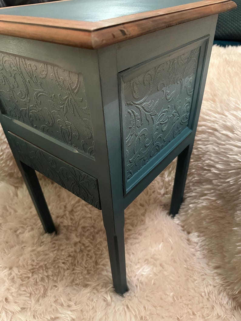 Blended Blue Vintage Upcycled Sewing Box - Etsy UK