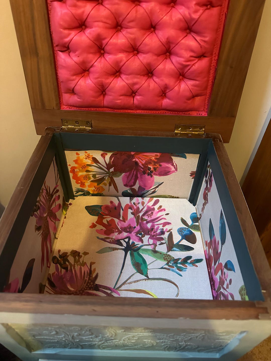 Blended Blue Vintage Upcycled Sewing Box - Etsy UK