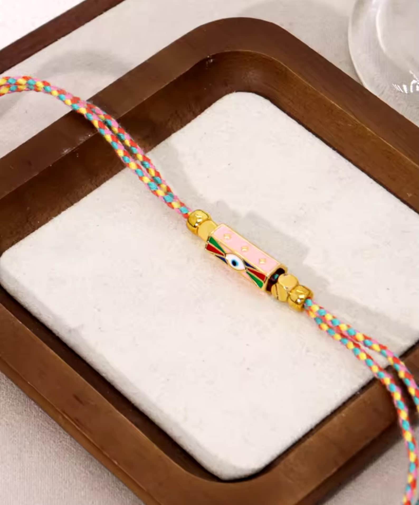 Tribal Style Handmade Braided Rope Pendant Necklace With Letter Charms ...