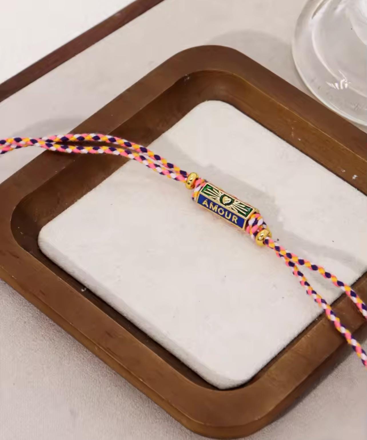 Tribal Style Handmade Braided Rope Pendant Necklace With Letter Charms ...