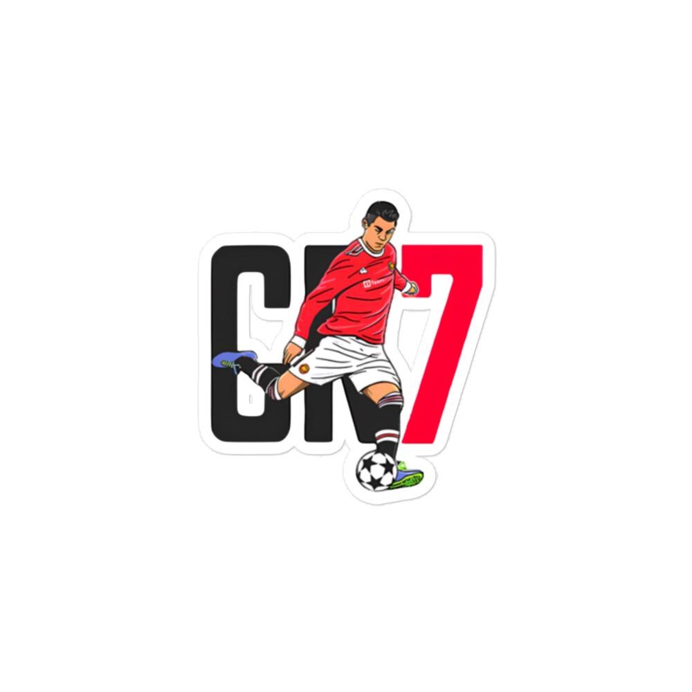 CR7 Ronaldo Soccer Star Sticker | High-quality Vinyl Decal for Fans ...