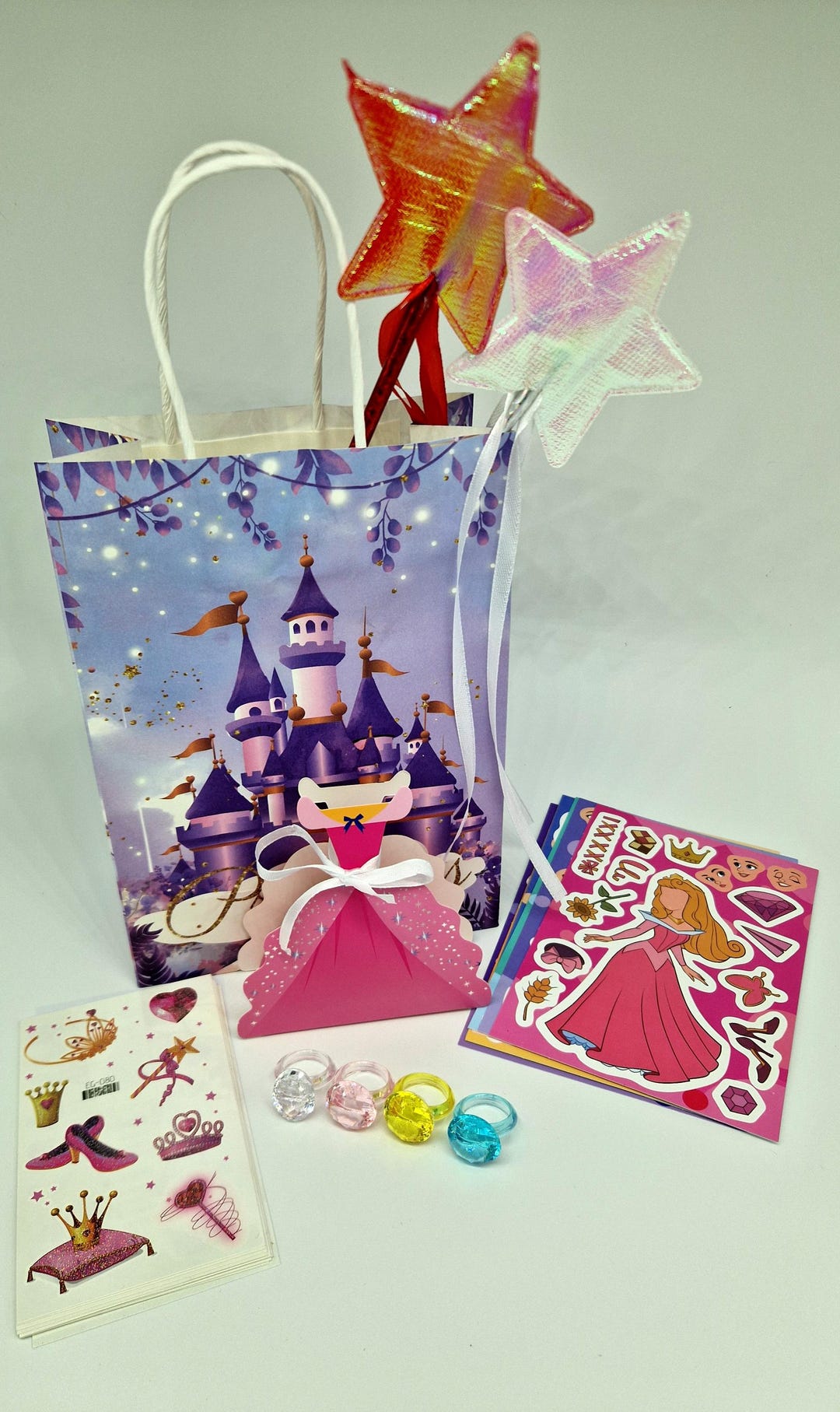Customized Princess-themed Goody Bags: Filled Party Favors for Children ...