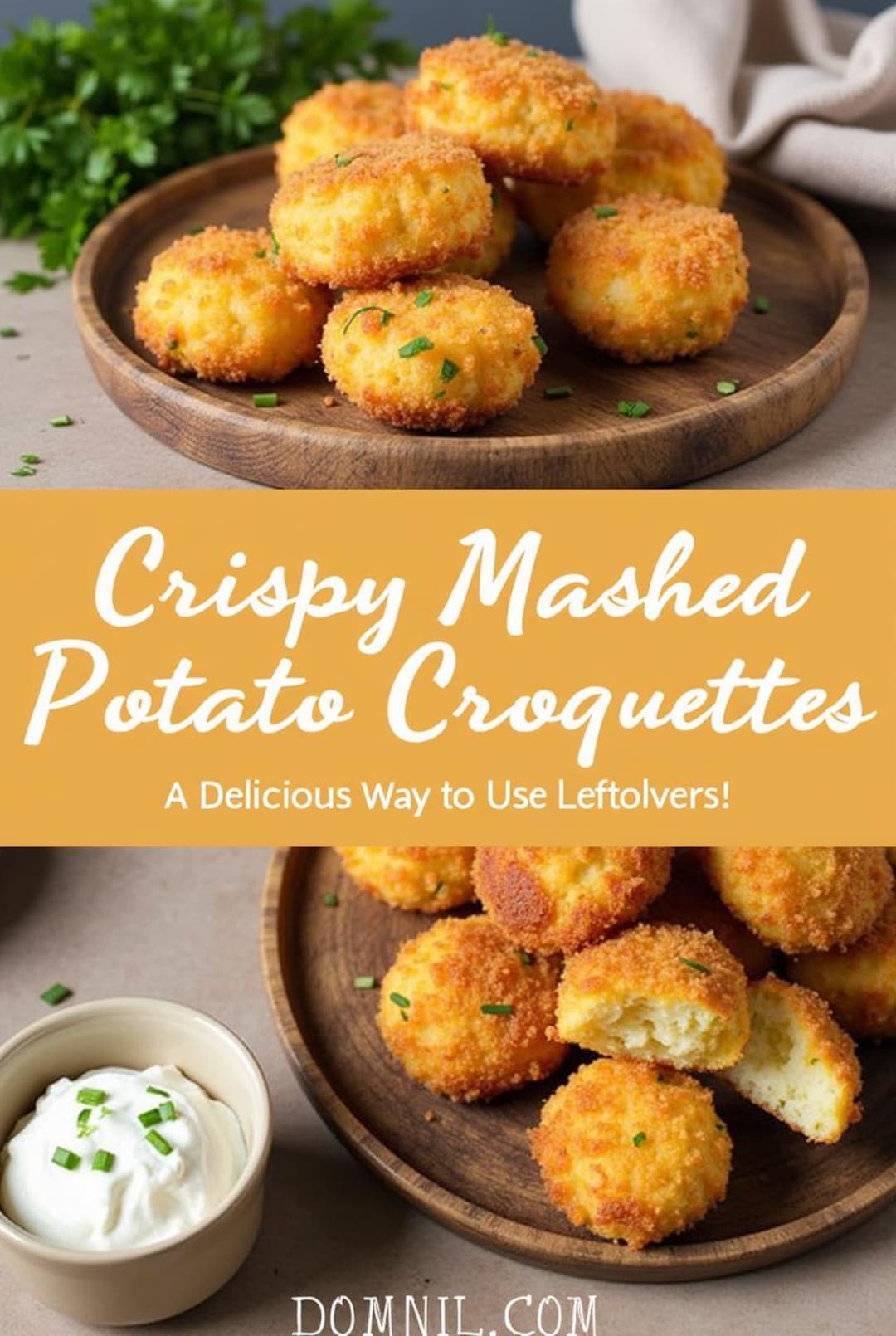 Crispy Mashed Potato Croquettes: A Delicious Way to Use Leftovers! - Etsy