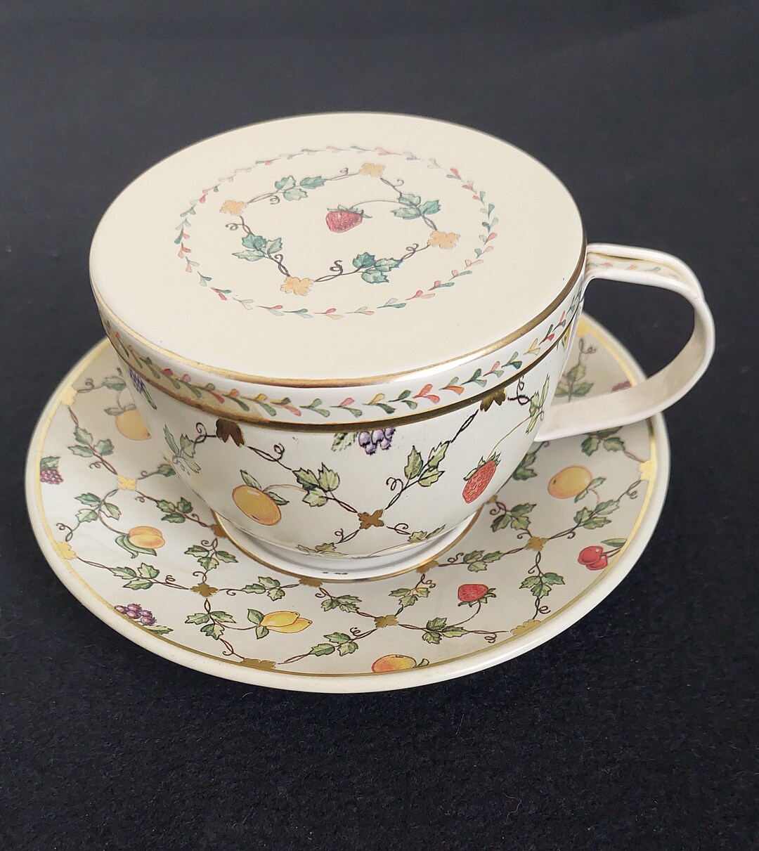 Novelty Sweet Tin Cup and Saucer Box - Etsy