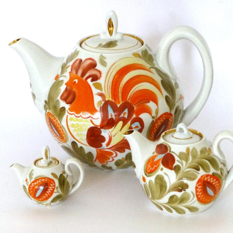 Russian Teapot - Etsy