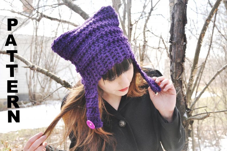 Kitten Cap Pattern - Etsy