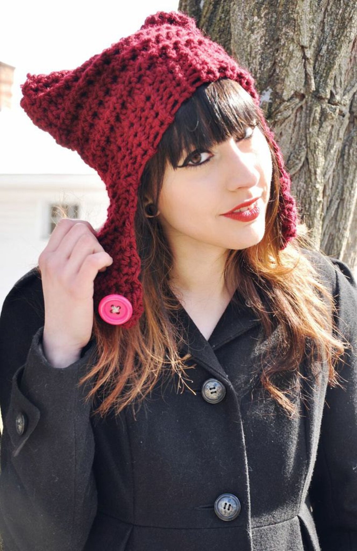 Kitten Cap Pattern - Etsy