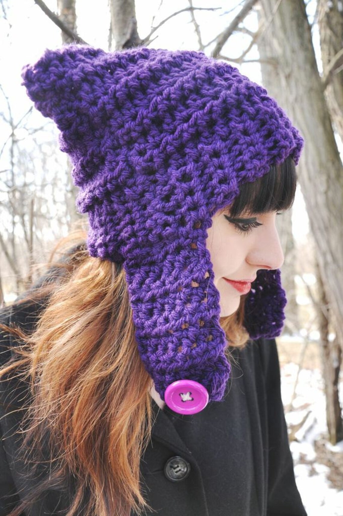 Kitten Cap Pattern - Etsy