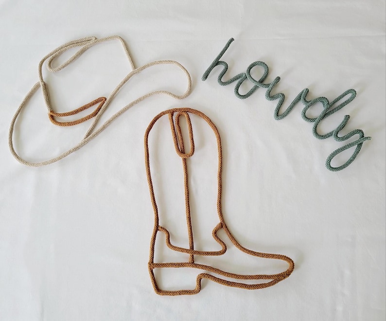 Cowboy Boot Wall Decor- Western Inspired Home, Nursery, Kid Room Accent ...