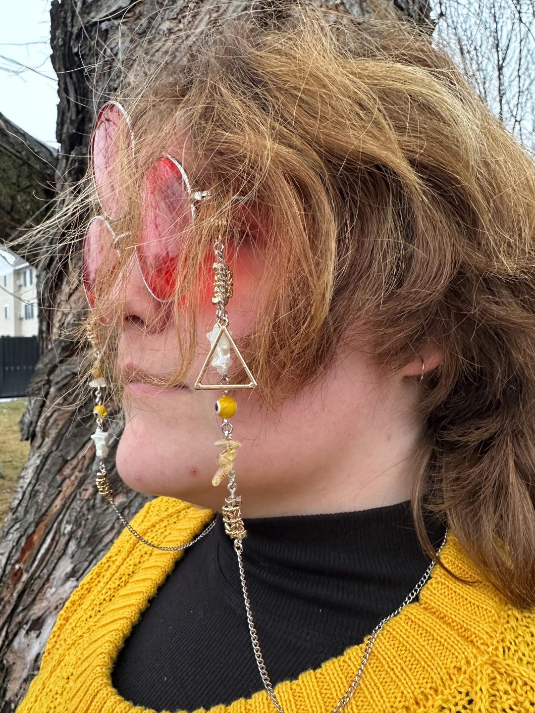 Bill Cipher Glasses-chain - Etsy