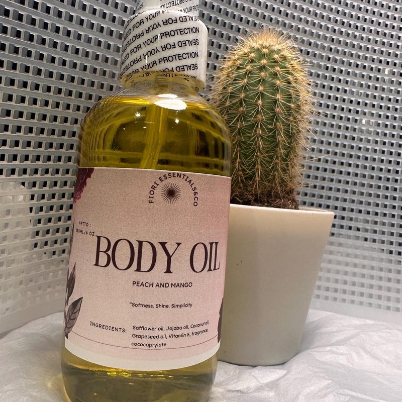 Body Shower Oil - Etsy Finland