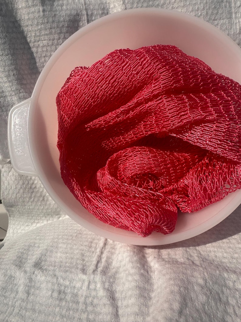 Ghana African Net Sponge: Exfoliating Bath & Shower Body Scrubber - Etsy