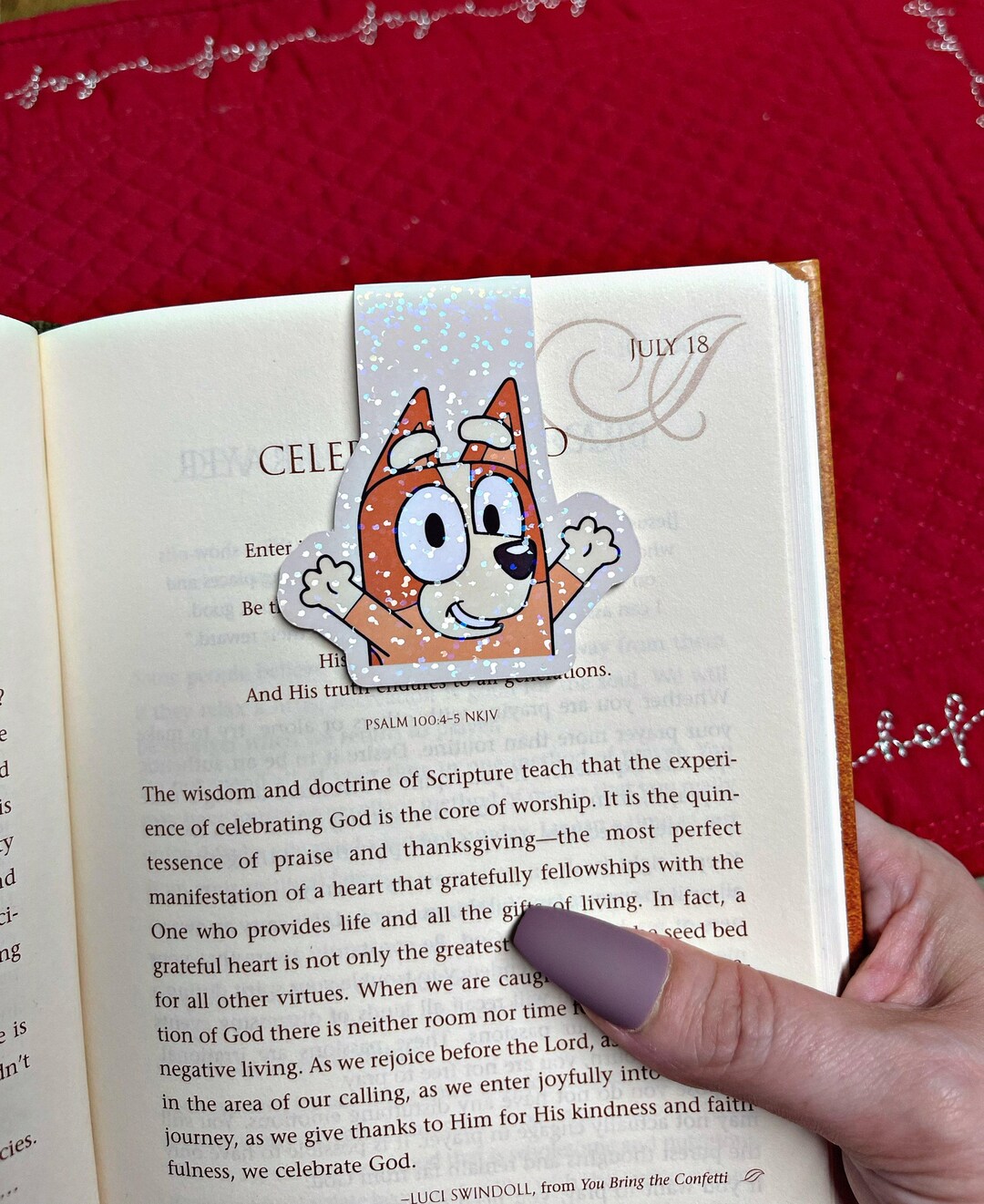 Bluey Bookmark, Bingo Magnetic Bookmark, Reading Accessory, Book Gift ...
