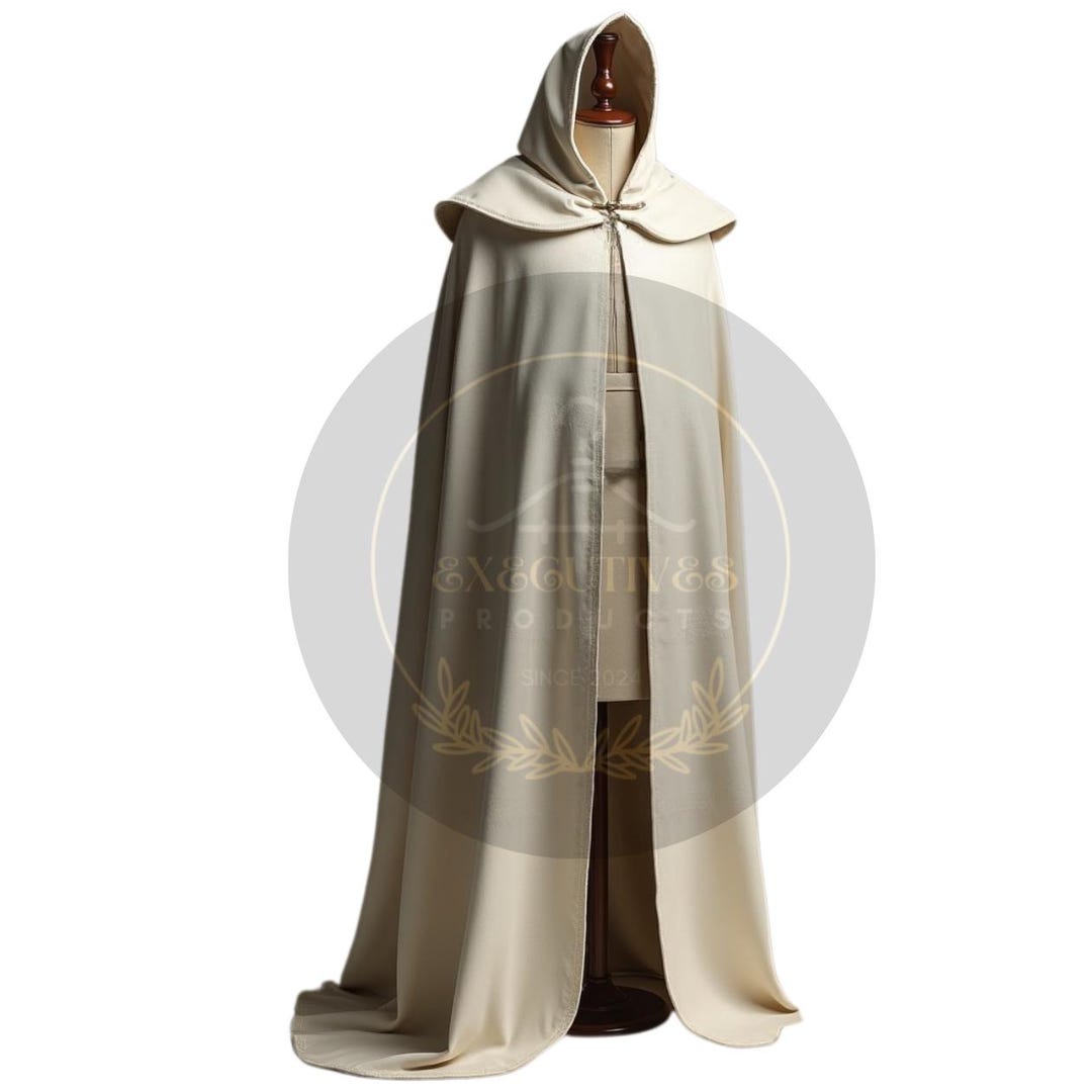Mystic Hooded Cloak for Fantasy Cosplay & Ritual Wear - Etsy