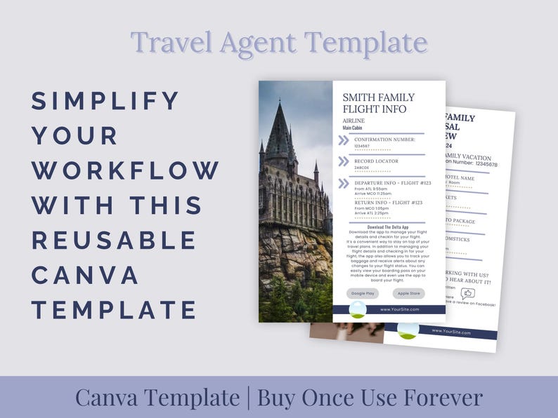 Universal Studios Itinerary & Confirmation Template for Travel Agents ...
