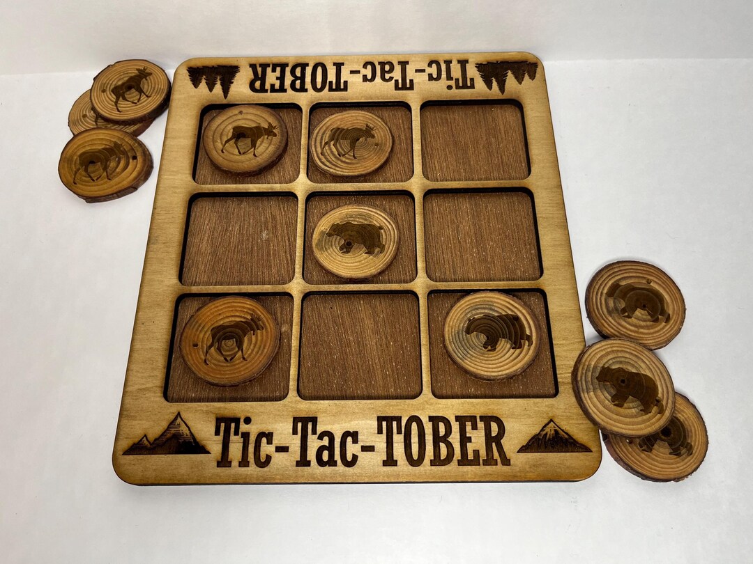 Tic Tac Toe Game for Family Vacation Games for Kids Traveling Board ...