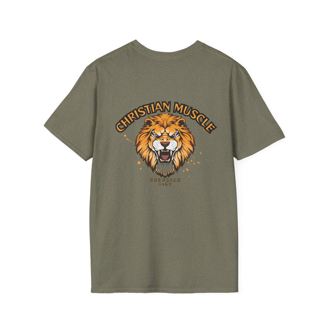 Christian Muscle Unisex T-shirt, Motivational Tee for Fitness Lovers ...