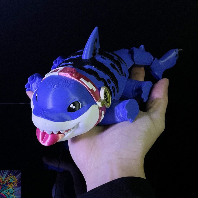 Jeff the Land Shark Plush - Etsy