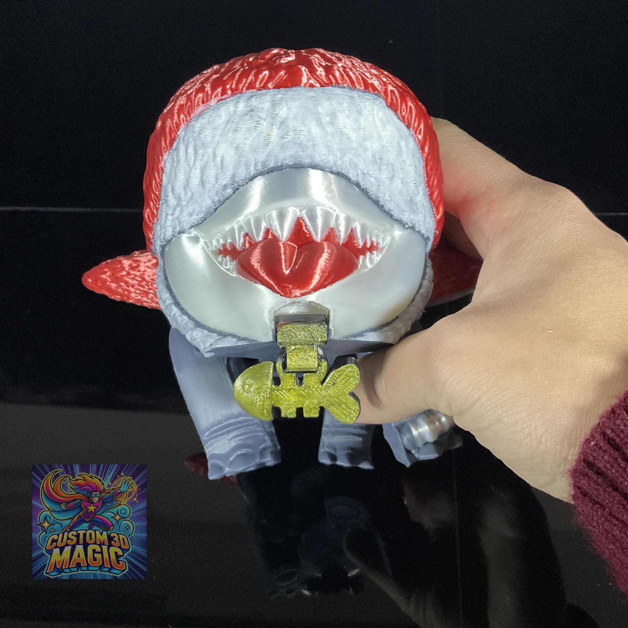Jeff the Land Shark Plush Toy LARGE FIGURE - Rivals Figure -flexible ...