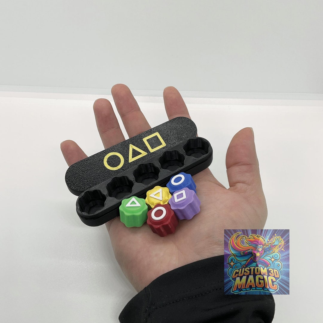 Gonggi Game Set Traditional Korean Jacks Mini-game Gonggi Squis Game 3D ...