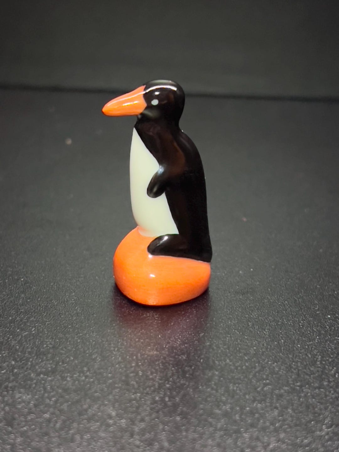 Herend Miniature Penguin Figurine. Handpainted in Traditional Colors ...
