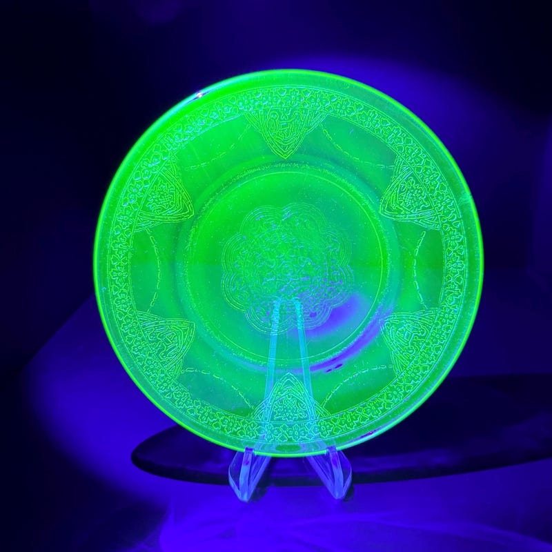 Uranium Glass Dinner Sets - Etsy