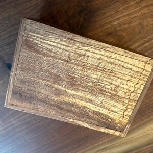 Custom Hand-built Memory Box Created With Spalted Dogwood - Etsy