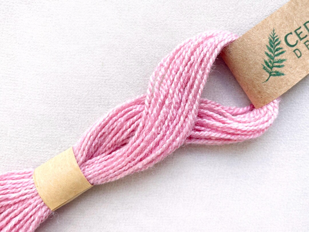 Light Pink Silk Embroidery Floss, Peace Silk Embroidery Floss, Natural ...